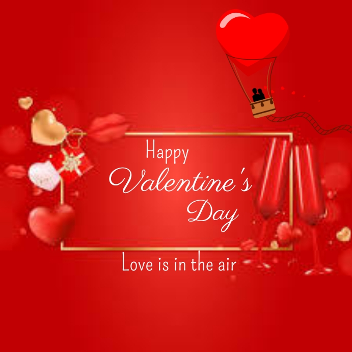valentines day instagram template | PosterMyWall