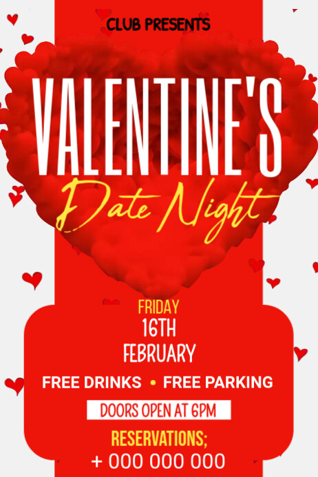 Valentines day Part (1) Template | PosterMyWall