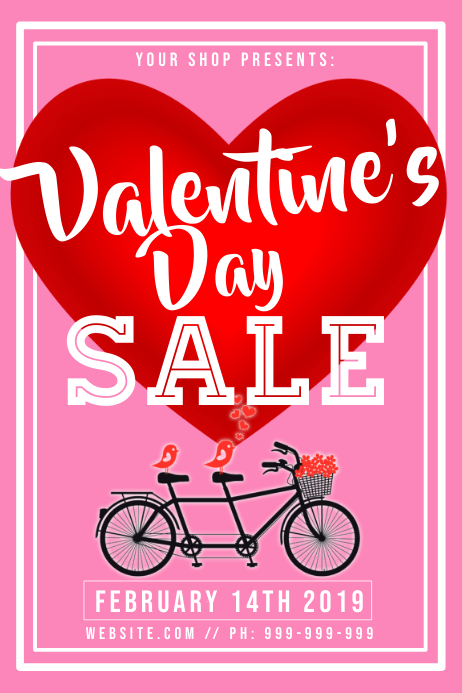 Valentines Day Retail Poster Template | PosterMyWall