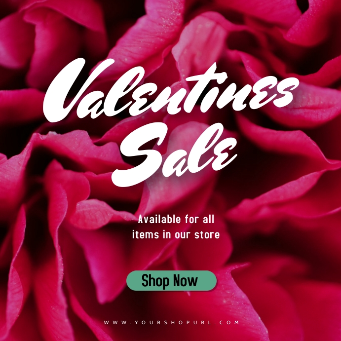 Copy of valentines day sale roses | PosterMyWall