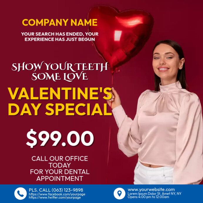 Valentines Day Special Template | PosterMyWall