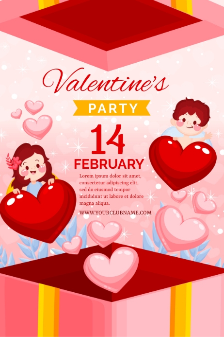 VALENTINES DAY TEMPLATE | PosterMyWall