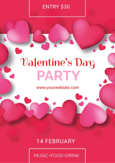 VALENTINES DAY TEMPLATE | PosterMyWall
