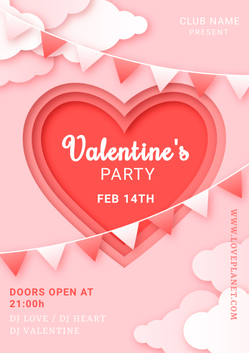 VALENTINES DAY TEMPLATE | PosterMyWall