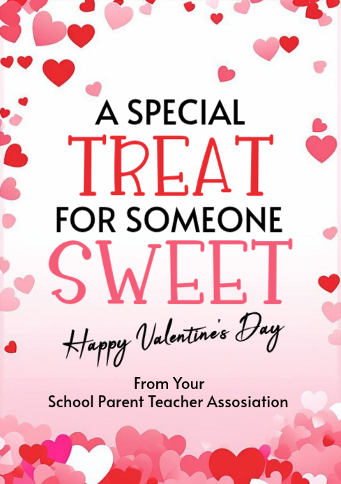 Valentines Day Treat Sign Staff Appreciation Event Sign Template ...