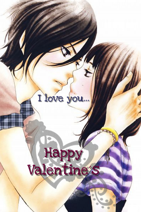 Valentine´s Japanese Card Template | PosterMyWall