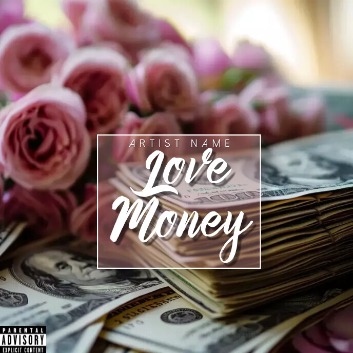 valentines love money album cover design temp Template | PosterMyWall