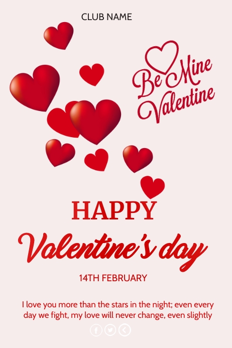 valentines poster Template | PosterMyWall