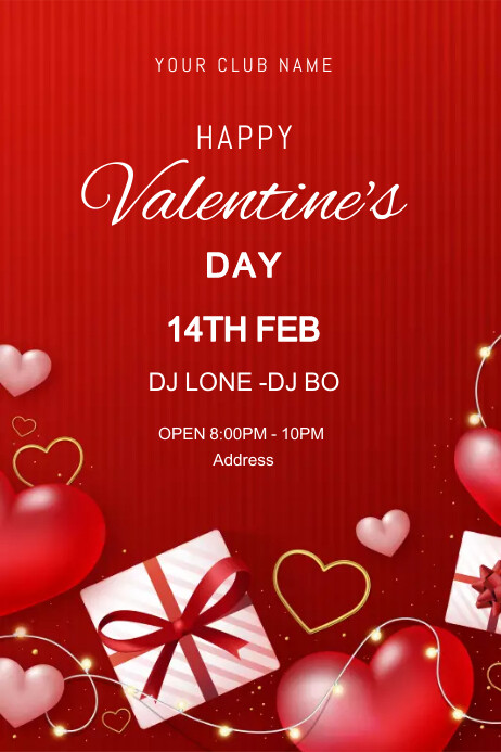 Valentines Poster Template | PosterMyWall