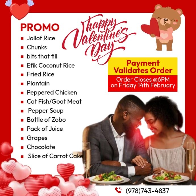 Valentines Promo Ads Template | PosterMyWall