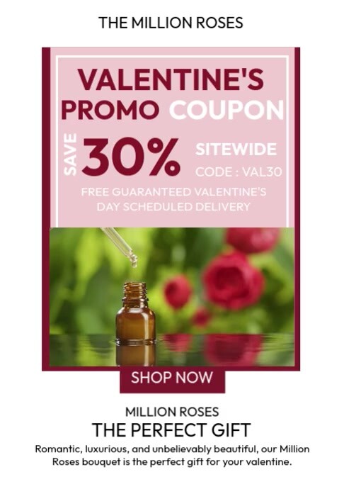 Valentines Promo Coupon Template | PosterMyWall