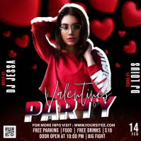 Red Party Instagram Poster Template | PosterMyWall