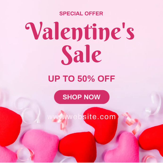 Valentines Sale Template | PosterMyWall