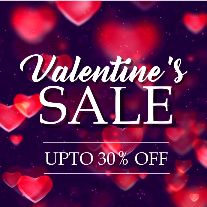 Valentines Sale Template | PosterMyWall