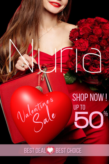 valentines sales Template | PosterMyWall