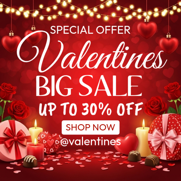 Plantilla de Valentines Special Offer | PosterMyWall