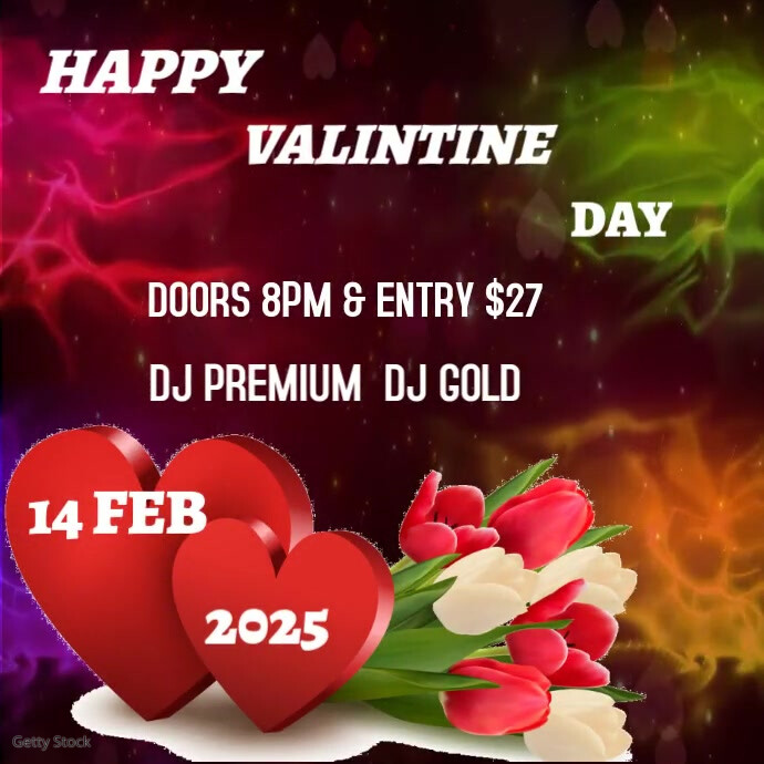 Plantilla de VALINTINE DA | PosterMyWall