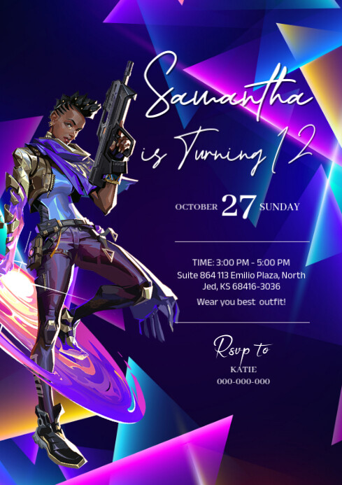 Valorant Template | PosterMyWall