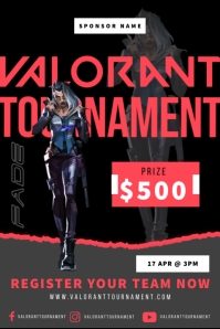 Valorant Tournament Template | PosterMyWall