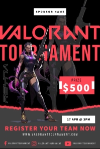 Valorant Tournament Template | PosterMyWall