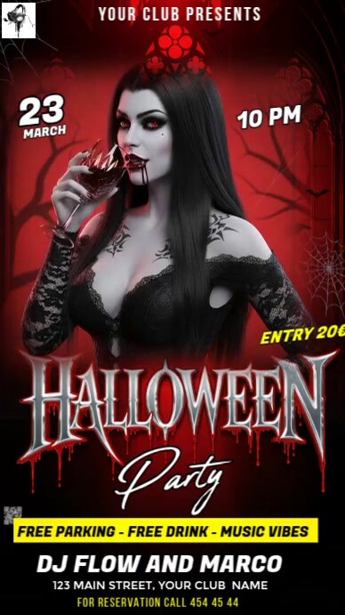 Plantilla de Vampire Queen Nightclub Bash Instagram Story | PosterMyWall