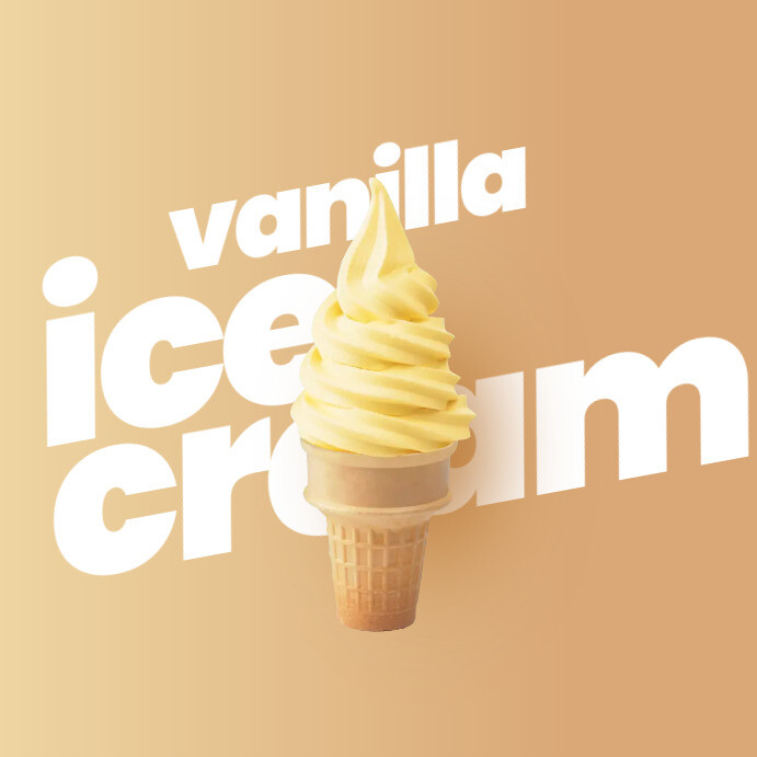Vanilla Ice Cream Day Instagram Post Template | PosterMyWall