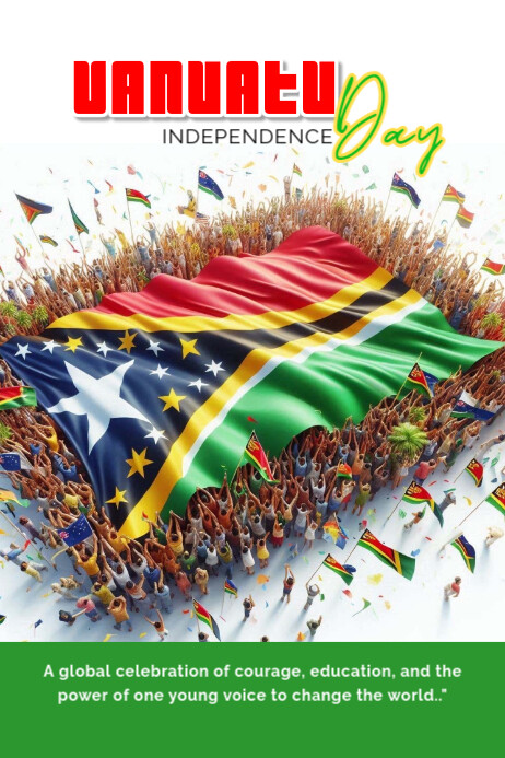 VANUATU IMDEPENDENCE DAY Template | PosterMyWall