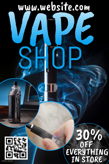 Vape Templat | PosterMyWall
