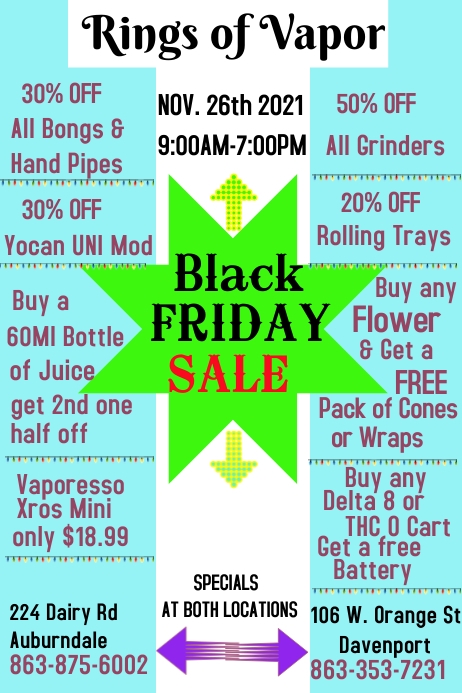 vape shop poster template | PosterMyWall