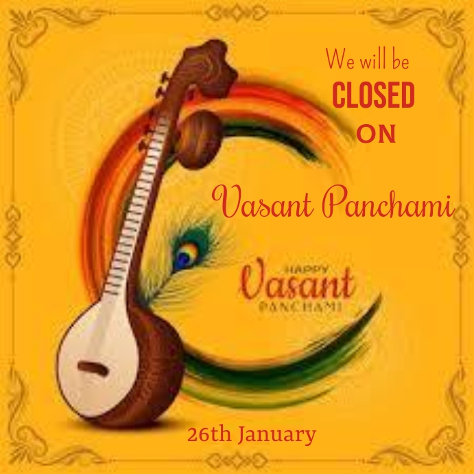 vasant panchami, basant panchami post (1) Template | PosterMyWall