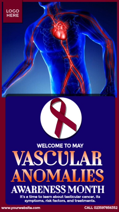 Copy of Vascular Anomalies Awareness Month Ad | PosterMyWall
