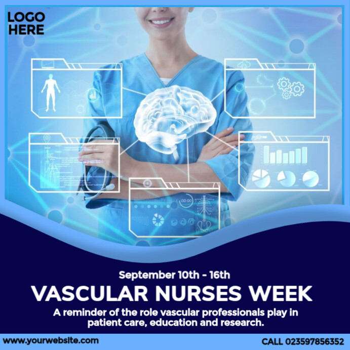 Plantilla de Vascular Nurses Week | PosterMyWall