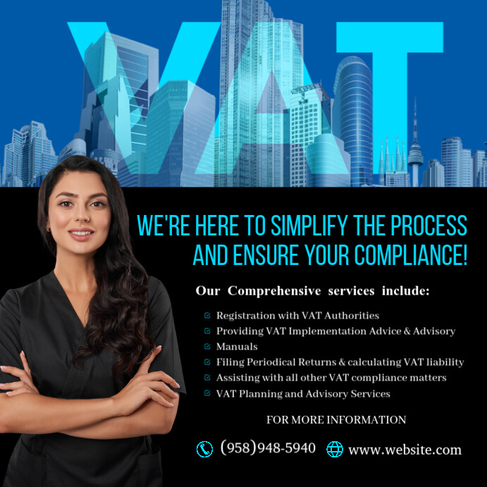 VAT Compliance Template | PosterMyWall