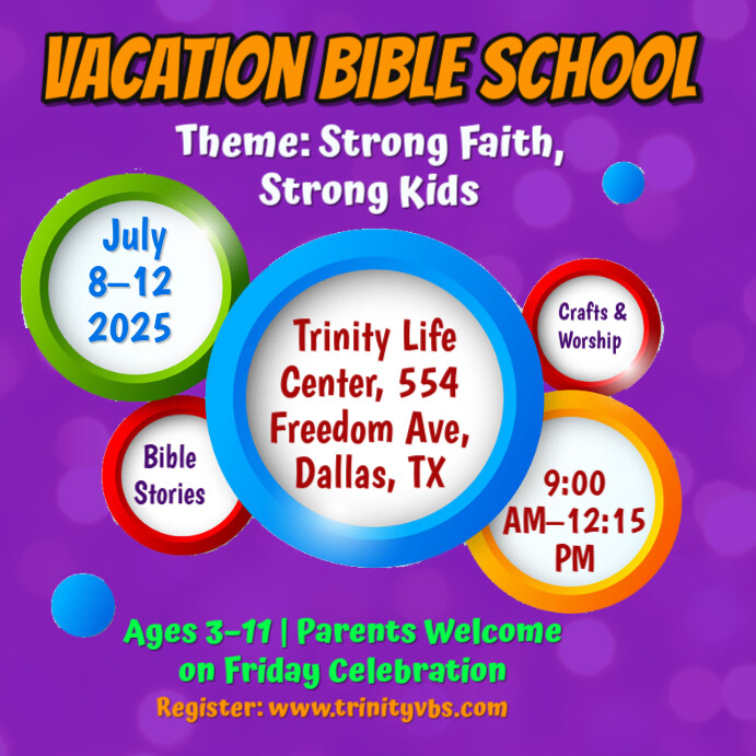VBS Template | PosterMyWall