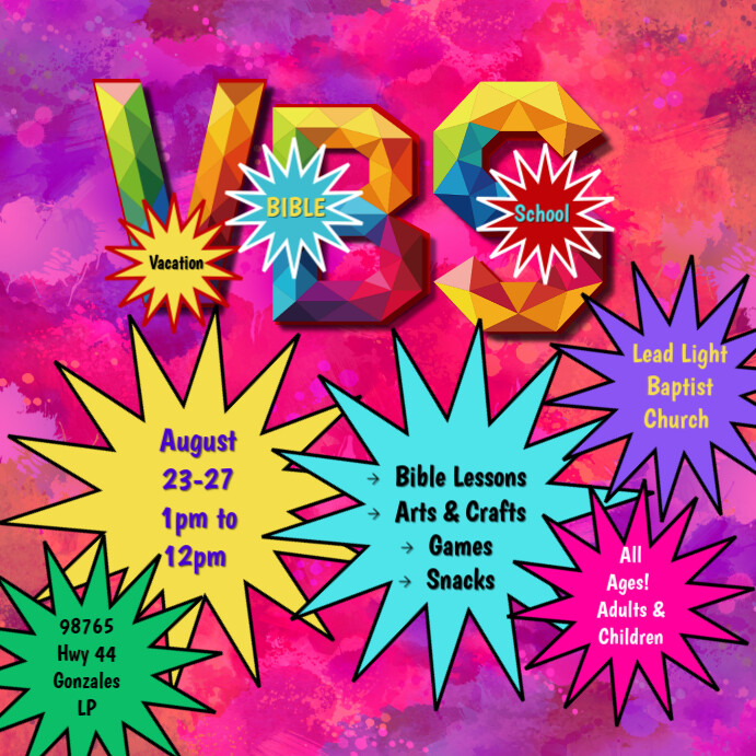 VBS FLYER Template | PosterMyWall