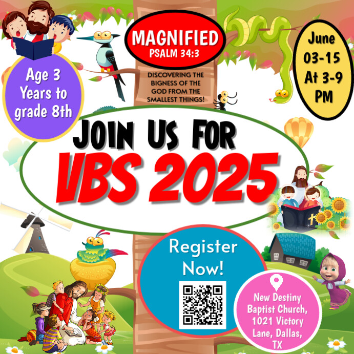 Copy of VBS Invitation 2025 | PosterMyWall
