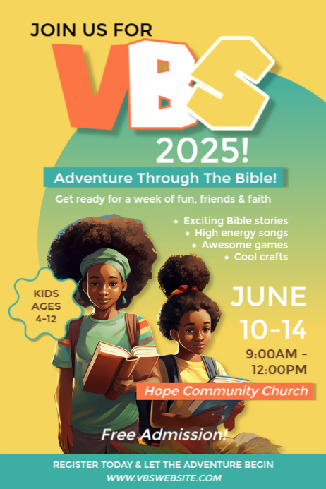 VBS Poster Template | PosterMyWall