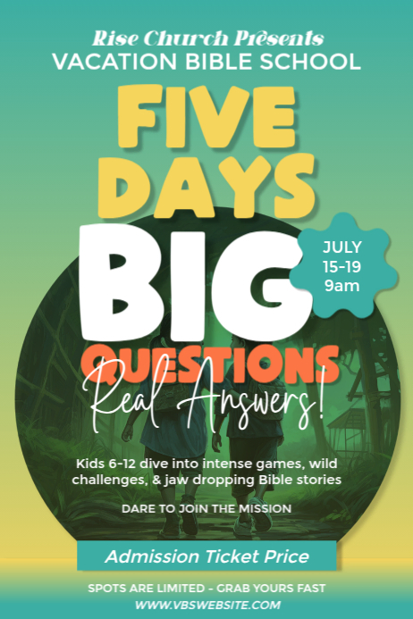 VBS Poster Template | PosterMyWall
