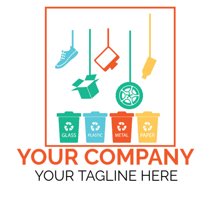 Vector | Recycle garbage Template | PosterMyWall