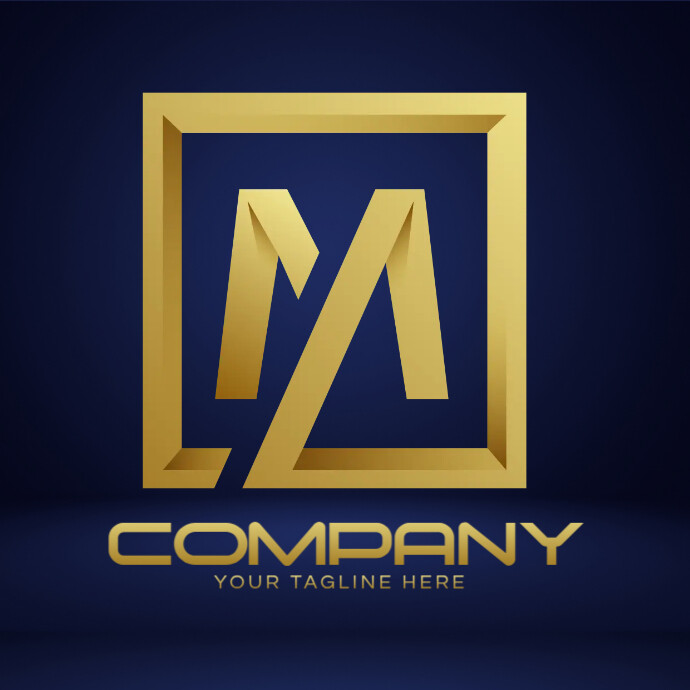 Vector Gold Logo Template | PosterMyWall