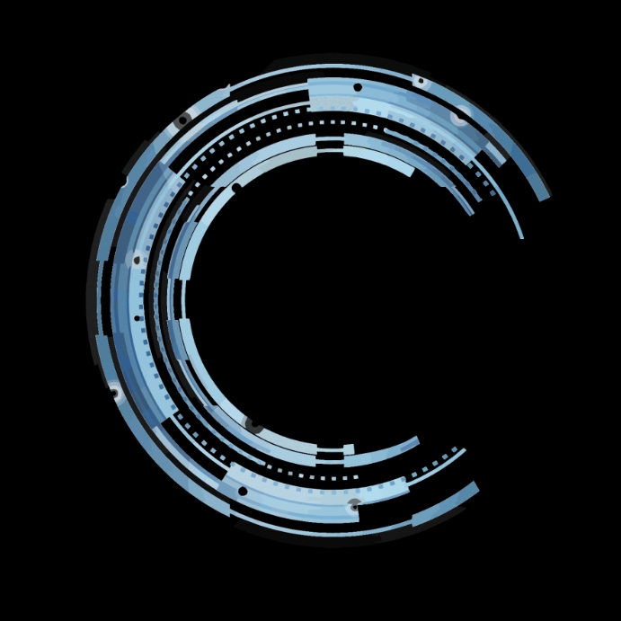 Vector technology wind semi circle design Template | PosterMyWall