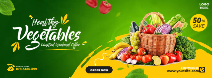 Vegetable Food Menu Template | PosterMyWall
