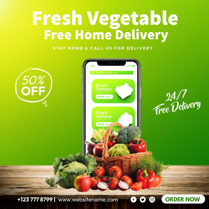 Vegetable Health Flyers Template | PosterMyWall