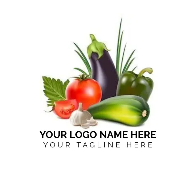 vegetable logo Template | PosterMyWall