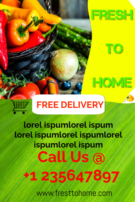 vegetable poster advertisement Templat | PosterMyWall