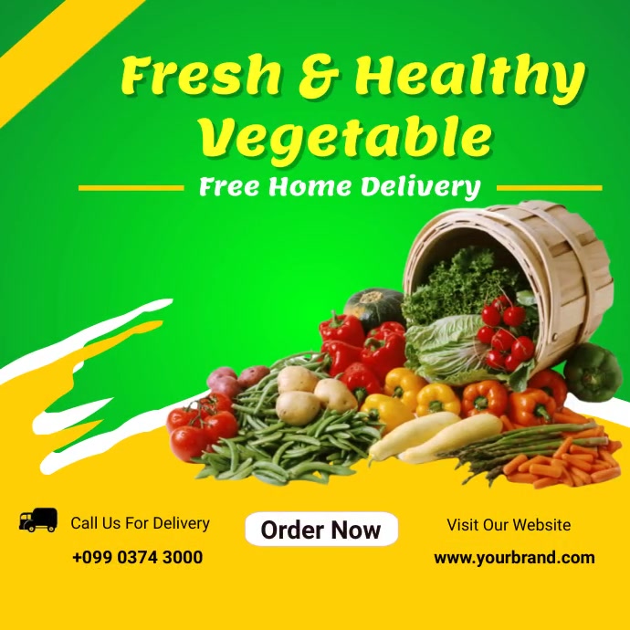 vegetable template | PosterMyWall