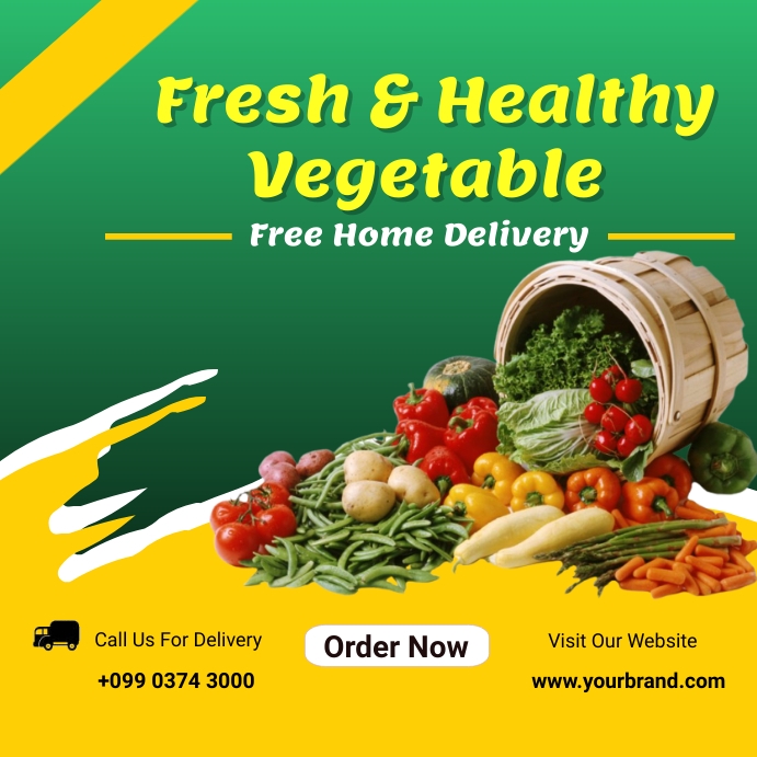 vegetable template | PosterMyWall