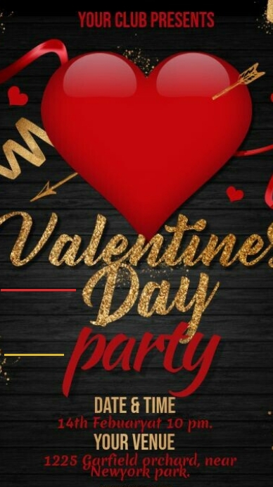 Velantine day part invention instagram post Template | PosterMyWall