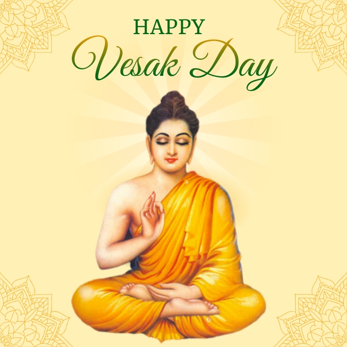 Plantilla de Vesak Day Instagram Post | PosterMyWall