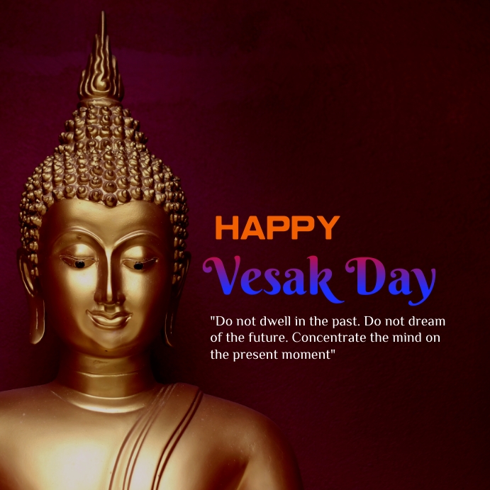 Vesak day Instagram Post Template | PosterMyWall